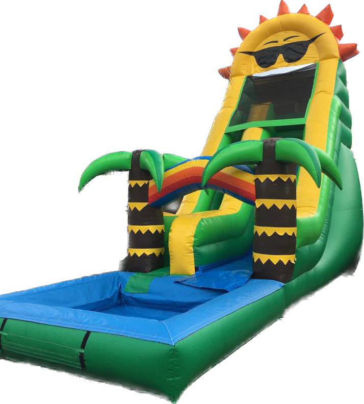 The Sun 20 ft. Water Slide » Bounce House Rental | Party Rental - Keily ...